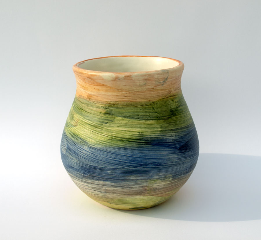 Vase-bunt-gestreift – Lisa Meixner